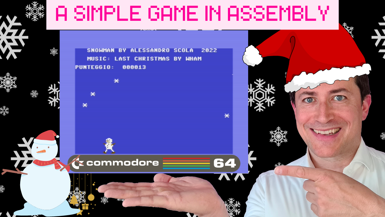Snowman, I program a game for the Commodore 64 - Alessandro Scola Tech Blog